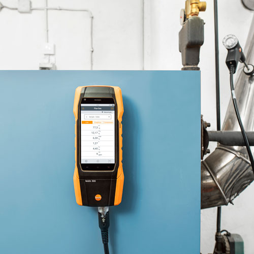 Testo 300 Pro Commercial Combustion Analyzer Kit with NO sensor and ...