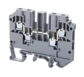 Altech CMC2-2 DIN Screw Terminal Block, four connections, 35 A