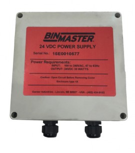 BinMaster 730-0577 PSDC-4 NEMA 4X Mounted Power Supply, 24 V DC to 30 VA