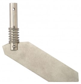 BinMaster GRP-34 Single-Vane Rotary Paddle, SS, 8" diameter