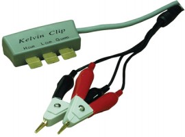 B&K Precision TL08C Kelvin Test Leads with Clip, 4-Wire