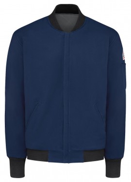 Bulwark JET2 Men's Midweight Excel FR Team Jacket, navy, medium