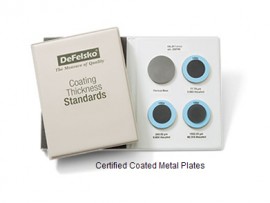 DeFelsko STDZSTLM Zero Plate, medium square, steel