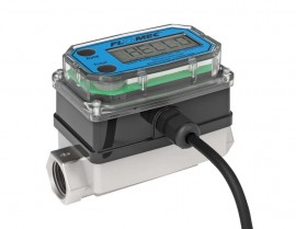 FLOMEC G2S-10-T-42 Turbine Flow Meter with Q9 display, stainless steel ...