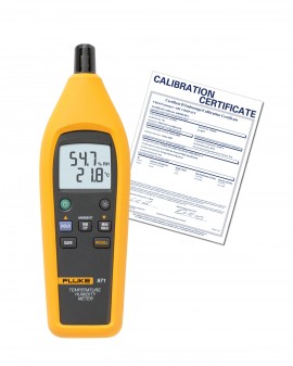 Fluke 971-NIST Dual Display Temperature Humidity Meter,