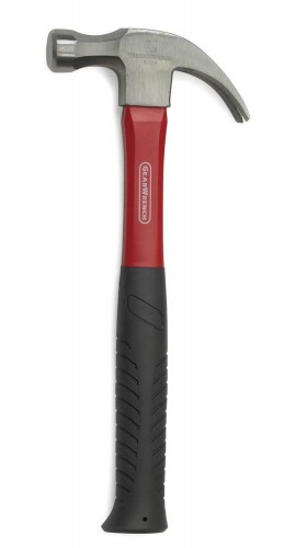 GearWrench 82254 Curved Claw Hammer with Fiberglass Handle, 16 oz