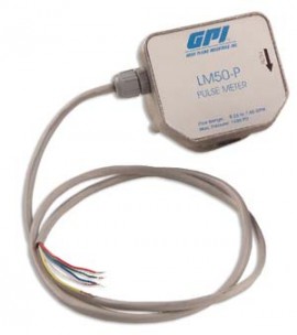 GPI LM50PN Pulse Lube Meter, 1 to 1000Cp, No Display
