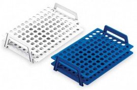 Heathrow Scientific HS120241 Microtube Tube Rack, 24 wells, Blue ...