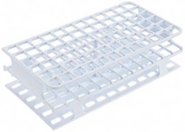 Heathrow Scientific HS27552A OneRack Test Tube Rack, 16 mm, White