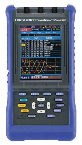 Hioki 3197-01/5000PRO PQ Analyzer, 5000A, 3 x 9667 CTs