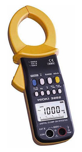 Hioki 3281 True RMS Digital Clamp-On HiTester, 600A