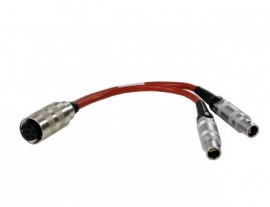 Julabo 8980142 Y-Adapter Cable, 2 lemosa sockets, for dual Pt100 sensor