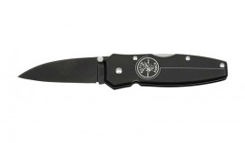 Klein Tools 44001-BLK Lightweight Lockback Knife, 2.5" blade, black