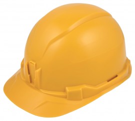 Klein Tools 60535 Hard Hat, Non-Vented, Cap Style, Yellow