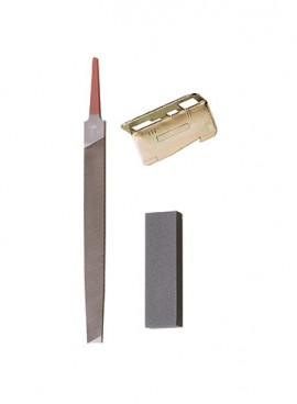 Klein Tools KG-2 Gaff Sharpening Kit, leather