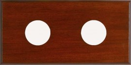 Maximum PM2 2-Instrument Panel, 10 x 20in, Mahogany