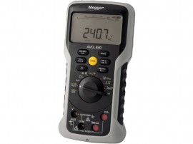 Megger 1008-221 AVO835 Digital True RMS Multimeter, 1,000VAC, 0.1mA to 10A