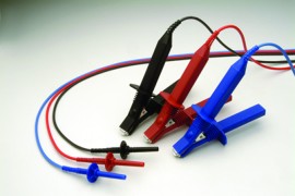 Megger 6220-811 3m lead set 10kv insulated clips