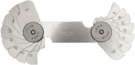 Mitutoyo 186-104 Radius Gauge Set, 9/32 to 33/64"