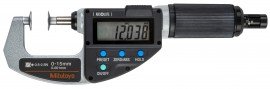 Mitutoyo 227-221-22 ABSOLUTE QuickMike Digital Micrometer, 0 to 15 mm ...