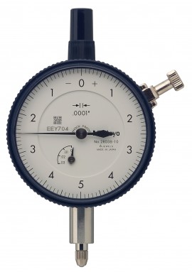 Mitutoyo 2803A-10 Series 2 Standard Dial Indicator with Lug, 0.025", SAE