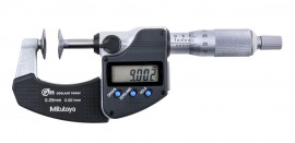 Mitutoyo 323-250-30 Series 323 Digimatic Disk Micrometer, 0 to 25 mm