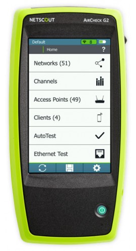 NetScout AirCheck G2 802.11ac Handheld Wireless Network Tester Solution