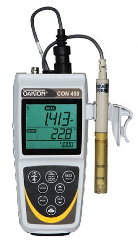 OAKTON CON 450 Handheld Conductivity Meter Kit