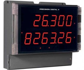 Precision Digital PD2-6300-6H7 Helios 4-Relay Pulse Input Flow Rate ...