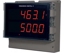 Precision Digital PD2-6310-7H2 Helios 2-Relay Pulse Input Batch Controller, 12 to 24VDC