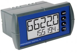 Precision Digital PD6622-L3N Loop-Powered Flow Rate/Totalizer Digital ...