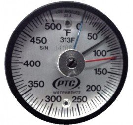 PTC Instruments 313FMM Surface Thermometer with max-min hands, 0 to 500°F