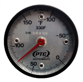 PTC Instruments 330FRR Magnetic Rail Thermometer, -100 to 160°F