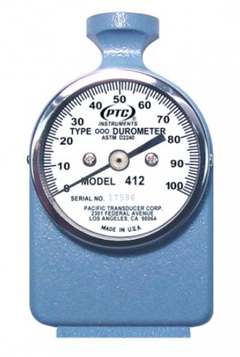 PTC Instruments 412 ASTM OOO Analog Durometer, 0 to 100 points