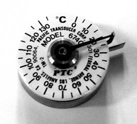 PTC Instruments 674C Miniature Spot Check Surface Thermometer, 0 to 135°C
