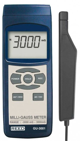 Rental - REED GU-3001 Electromagnetic Field (EMF) Meter, milliGauss (mG ...