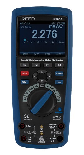 REED R5005 True RMS Industrial Multimeter with Bluetooth