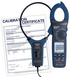 REED R5055-KIT-NIST True RMS AC/DC Clamp Meter with Flexible Current ...