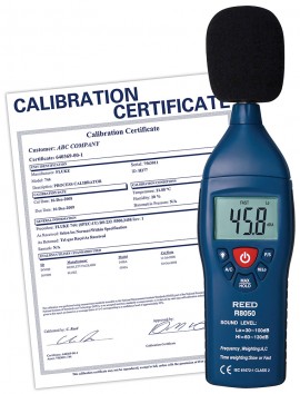 REED R8050 Sound Level Meter, Type 2, 30 to 130 dB,