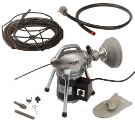 RIDGID 31168 K-50 Sectional Machine with A-17-A, A-17-B, and A-30, 115 ...