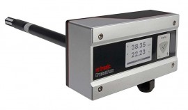 Rotronic HF532-DB6XD1XX HVAC/R Transmitter with Display, 3-Wire, Duct