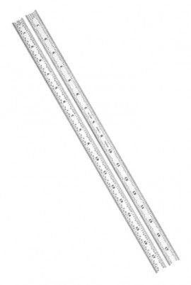 Starrett C316R-18 Full Flexible Steel Rule with Inch Graduations, 16R ...