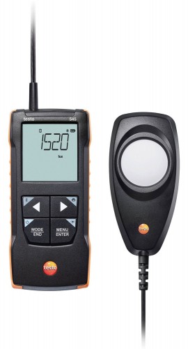 Testo 545 Digital Lux Meter, 0 to 100,000 lux