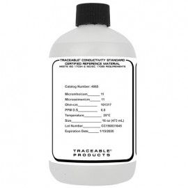 Traceable 4065 Conductivity Standard, 16 oz, 10 μS