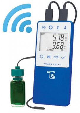 Traceable 6501 Wi-Fi Data Logging Refrigerator/Freezer Thermometer with ...