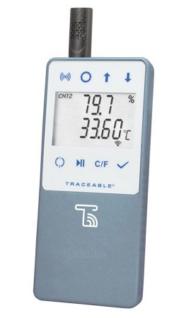 Traceable 6520 Wi-Fi Data Logging Hygrometer/Thermometer with ambient ...