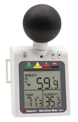 Triplett HS10 Heat Stress WBGT Meter, 32 to 158°F