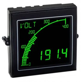 Trumeter APM-VOLT-APO APM Volt Meter with Outputs, Positive LCD, 0 to ...
