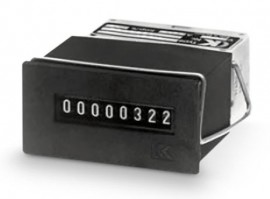 Trumeter B1810/110VAC/18CPS B Series DIN Totalizing Counter, 110 VAC ...