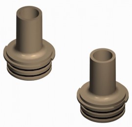 TSI/Alnor 5300-05IN Tube End Adapter for 5300 flowmeters, 0.5"